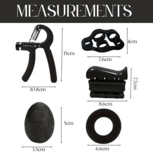 Arfast – 6 in1 Resistance Hand Finger Gripper Strengthener Stretcher ...